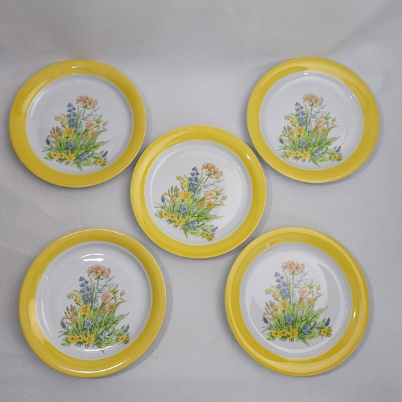 Kahla | Dining | 5 Spring Wildflowers Plates By Kahla German Democratic ...